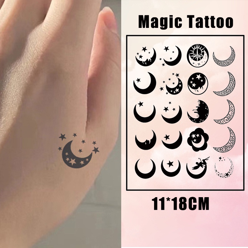 Tattoo Sticker Waterproof Long Lasting Minimalist Tattoo Magic Tattoo ...