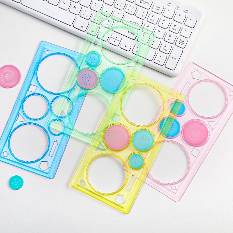 Geometric Ruler for Students Mathematics Drawing Drafting Tools ...