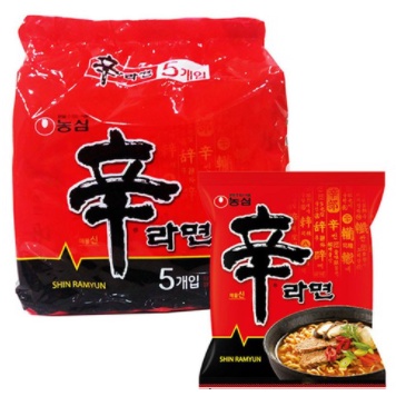 [N_Mul] Nongshim Shin Ramyun Korean Noodle 120g multi pack | Shopee ...
