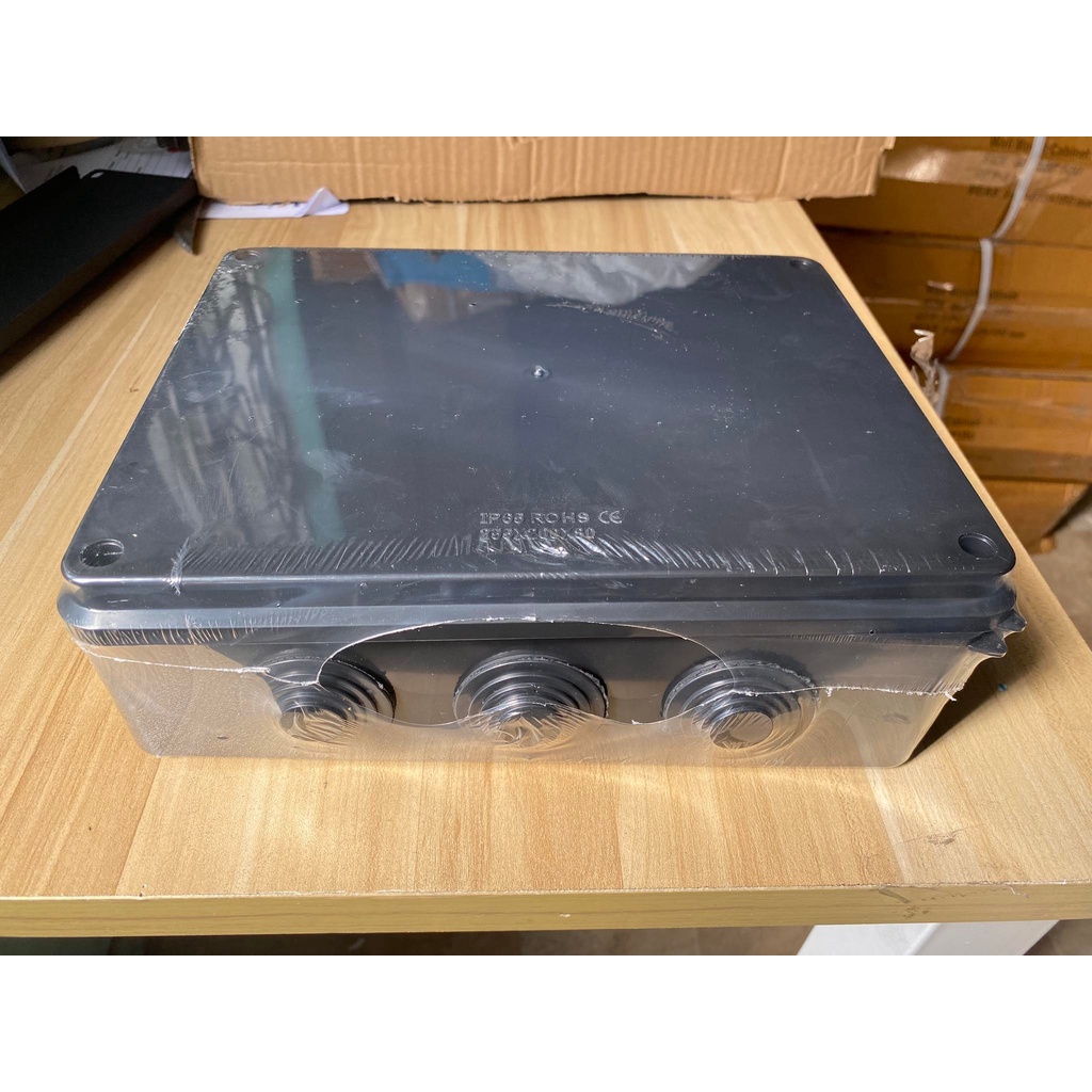 BLACK CCTV Weatherproof Outdoor Camera Junction Box 255*200*80MM ...