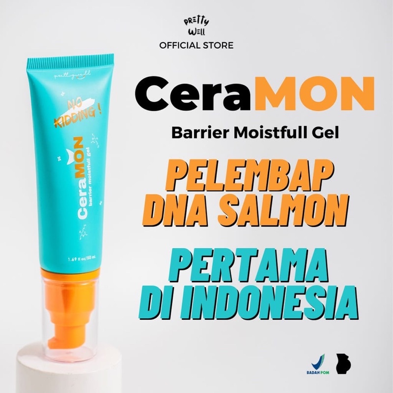 Prettywell CeraMon Moisturizer Gel medium 50ml and Refill Pack 100 ml | Shopee Philippines