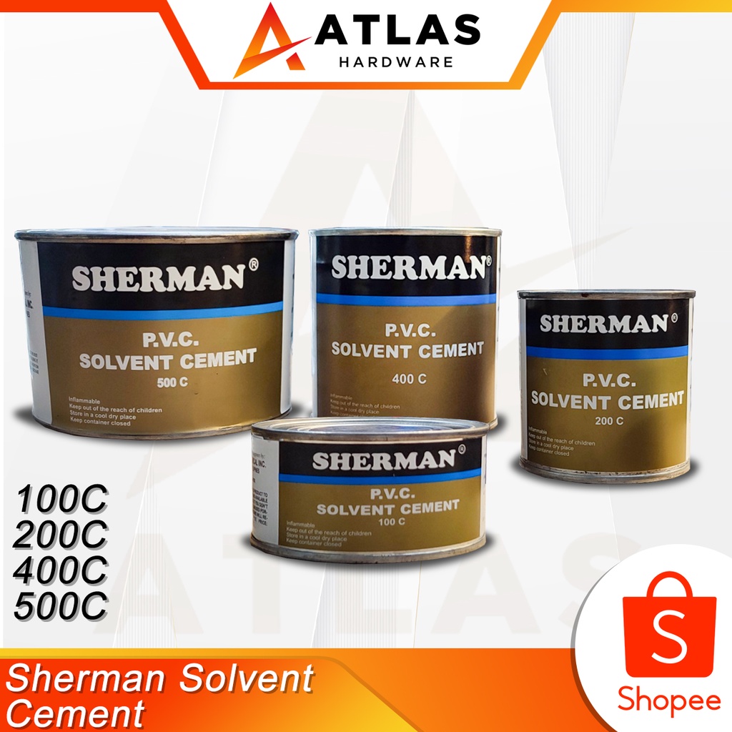 Sherman Solvent Cement 100C,200C,400C,500C | Shopee Philippines