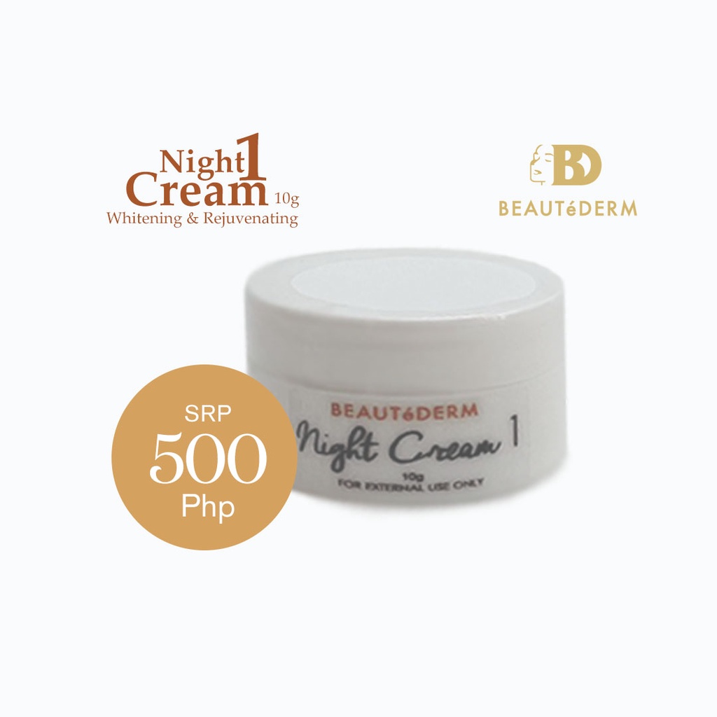 BEAUTEDERM Night Cream 1 (10g) | Shopee Philippines