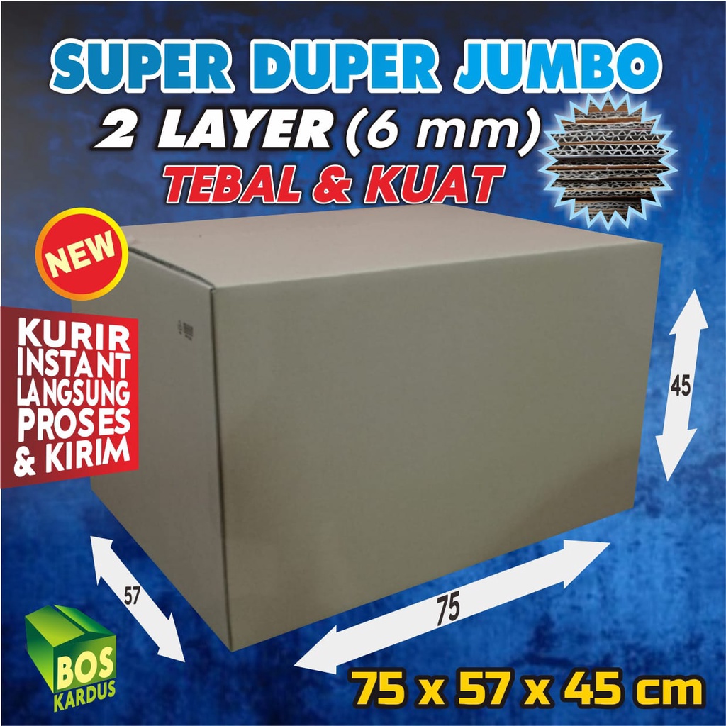 Large Used Jumbo Moving Cardboard Thick Storage Box New Shipping Box ...