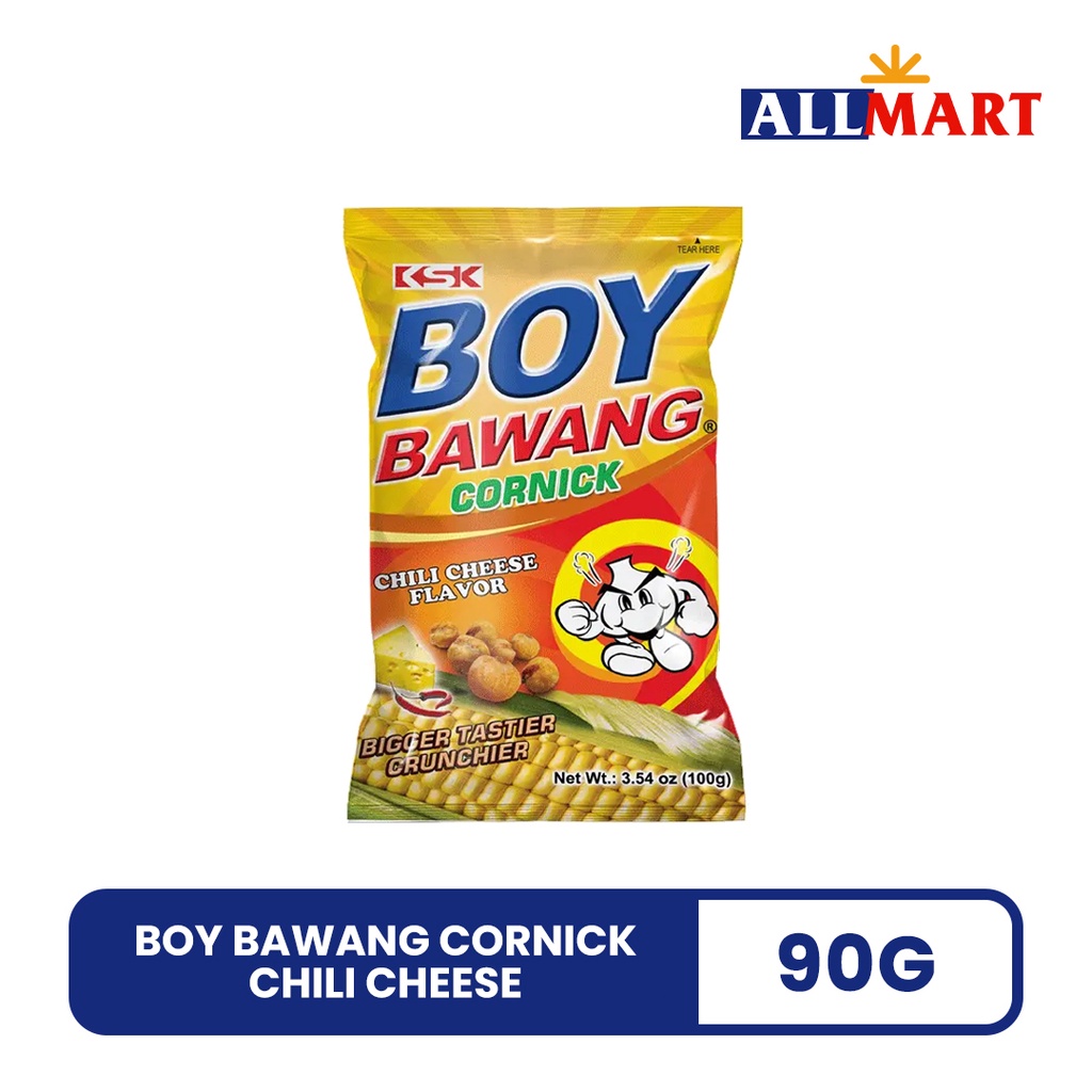 Boy Bawang Cornick Chili Cheese 90g - AllMart Online Grocery | Shopee ...