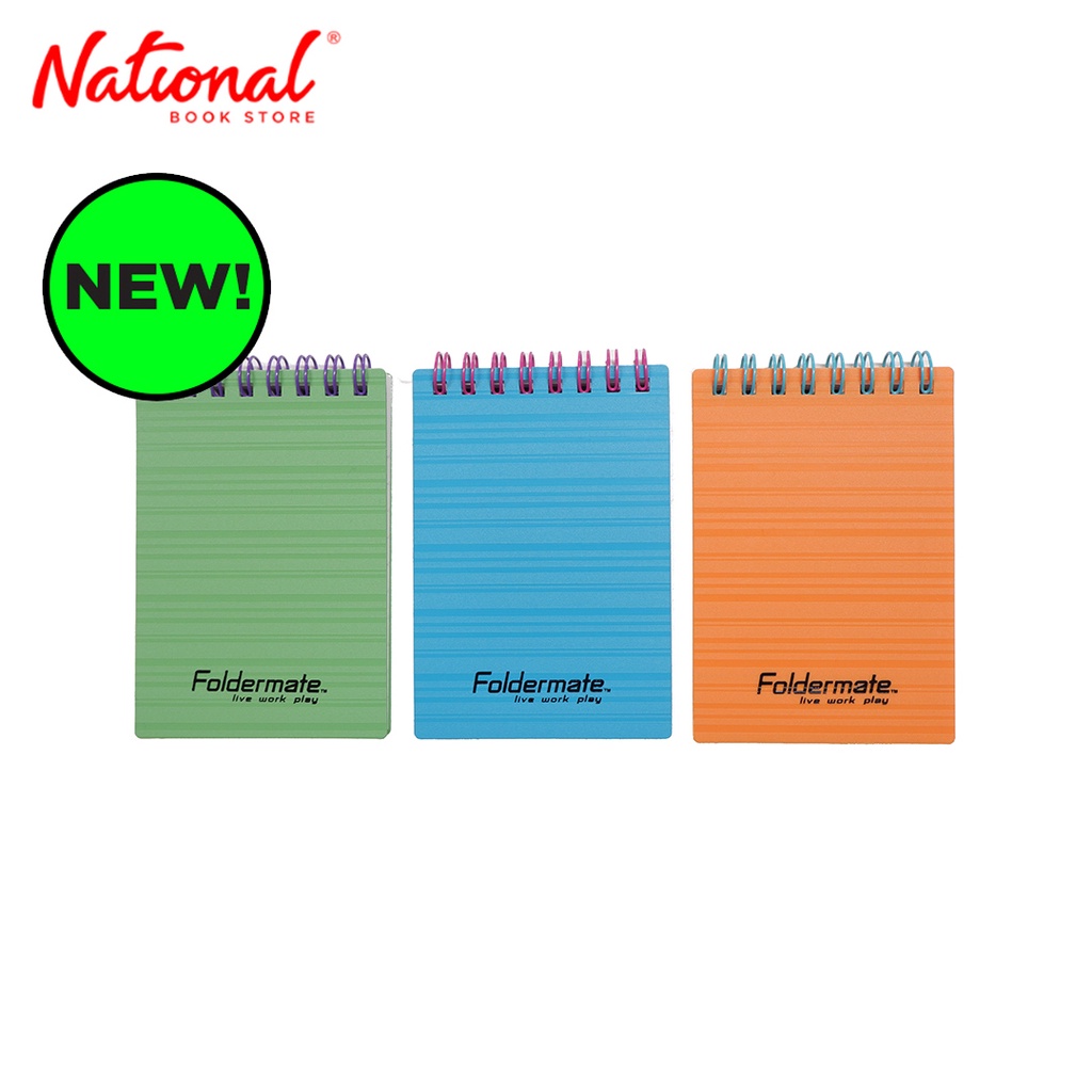 Foldermate Spiral Notebook A7 Color Barkode Plus 60 sheets Ruled ...