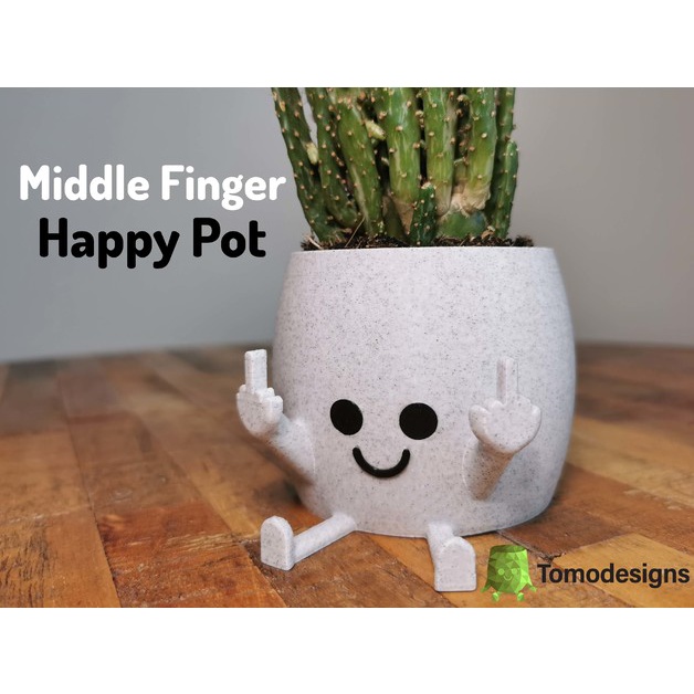 Middle Finger Happy Pot | Shopee Philippines