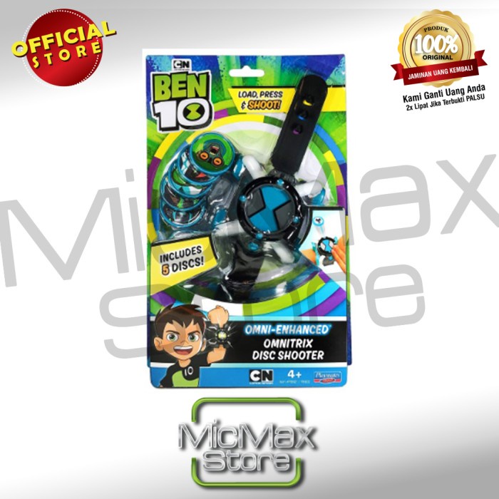 Ben10 Ben 10 Omni Enhanced Omnitrix Disc Shooter Watch Blue Blue ...