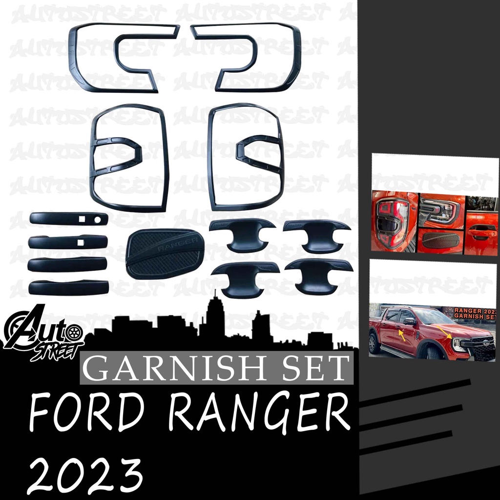 Ford Ranger 2023 Garnish Combo Set Wildtrack and Turbo sport (NEXT ...