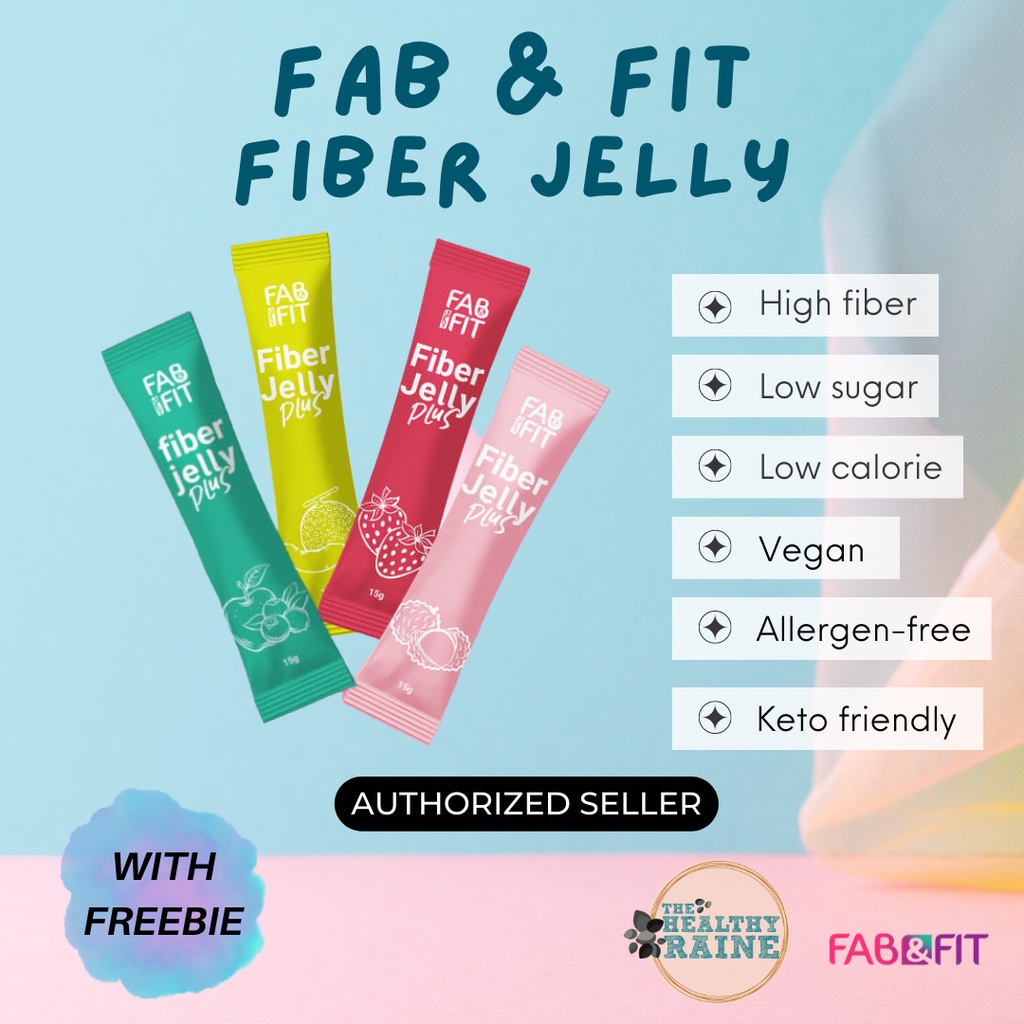 FAB & FIT Fiber Jelly Plus WITH FREEBIE | Shopee Philippines