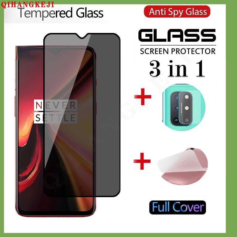 3in1 Anti-Spy Tempered Glass Screen Protector For OPPO A18 A38 A58 A78 ...