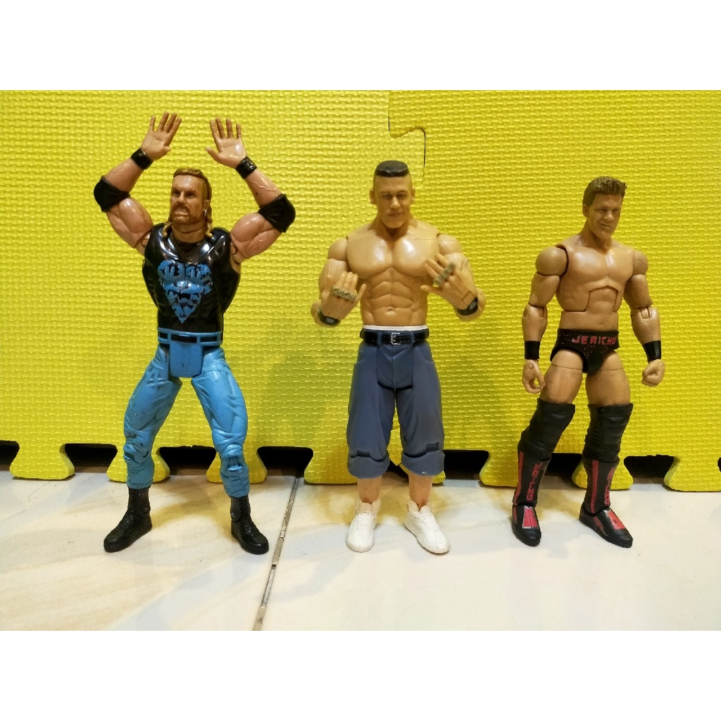 WWE John Cena DDP Chris Jericho Y2J wrestling figures | Shopee Philippines