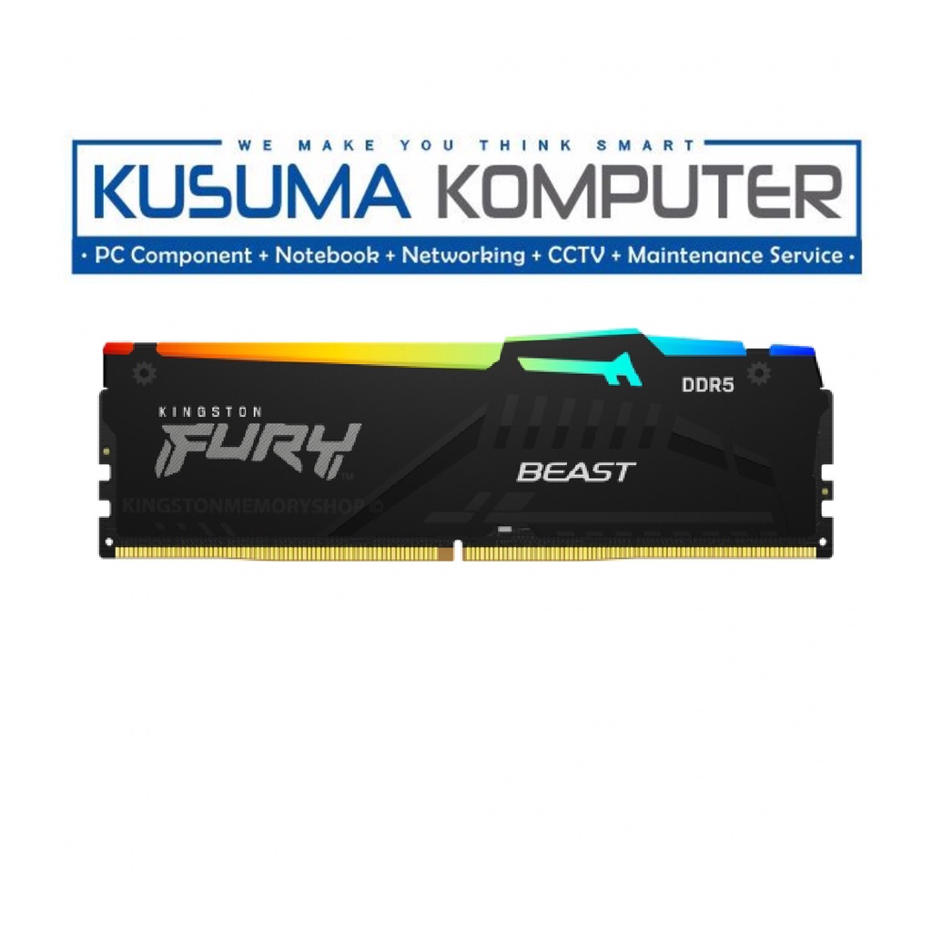 Kingston Fury Beast RGB 8GB DDR5 5200MHz KF552C40BBA-8 | Shopee Philippines