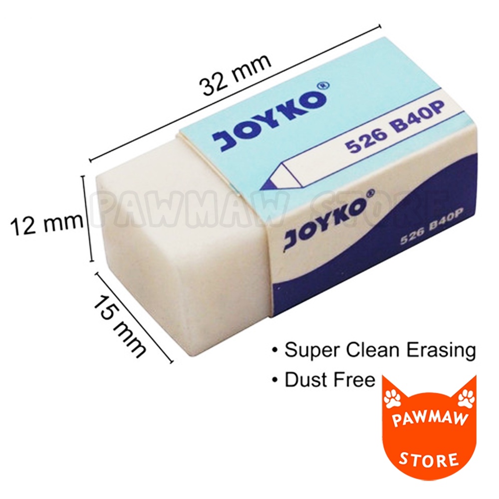 PUTIH Small White Joyko Eraser Eraser (1 PCS) | Shopee Philippines