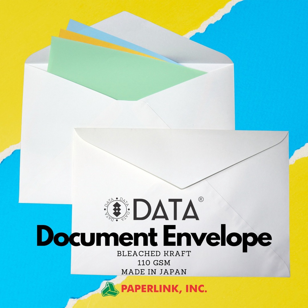 DATA Document Envelope 120gsm BLEACHED KRAFT (SOLD PER SET OF 20 PIECES ...