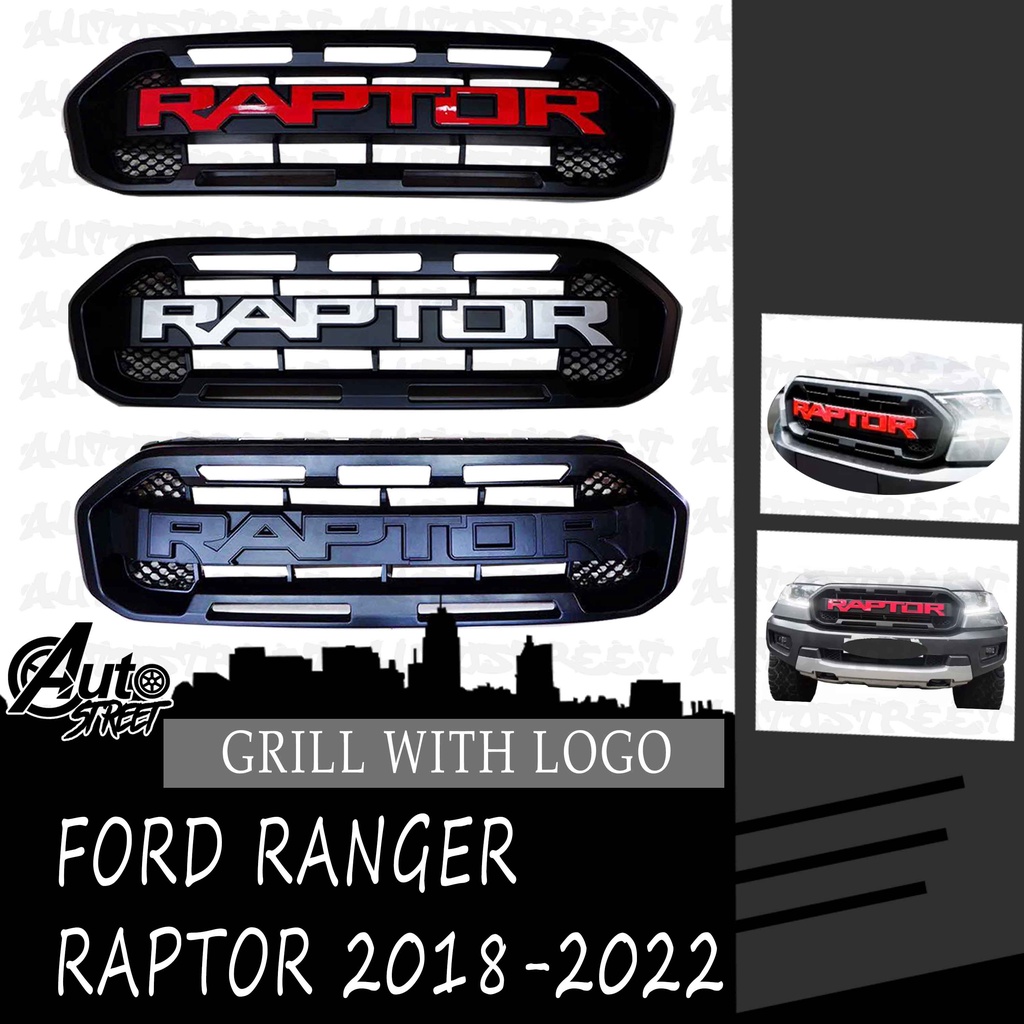 Ford Ranger 2018-2022 Front Raptor Grill with Raptor Logo | Shopee ...