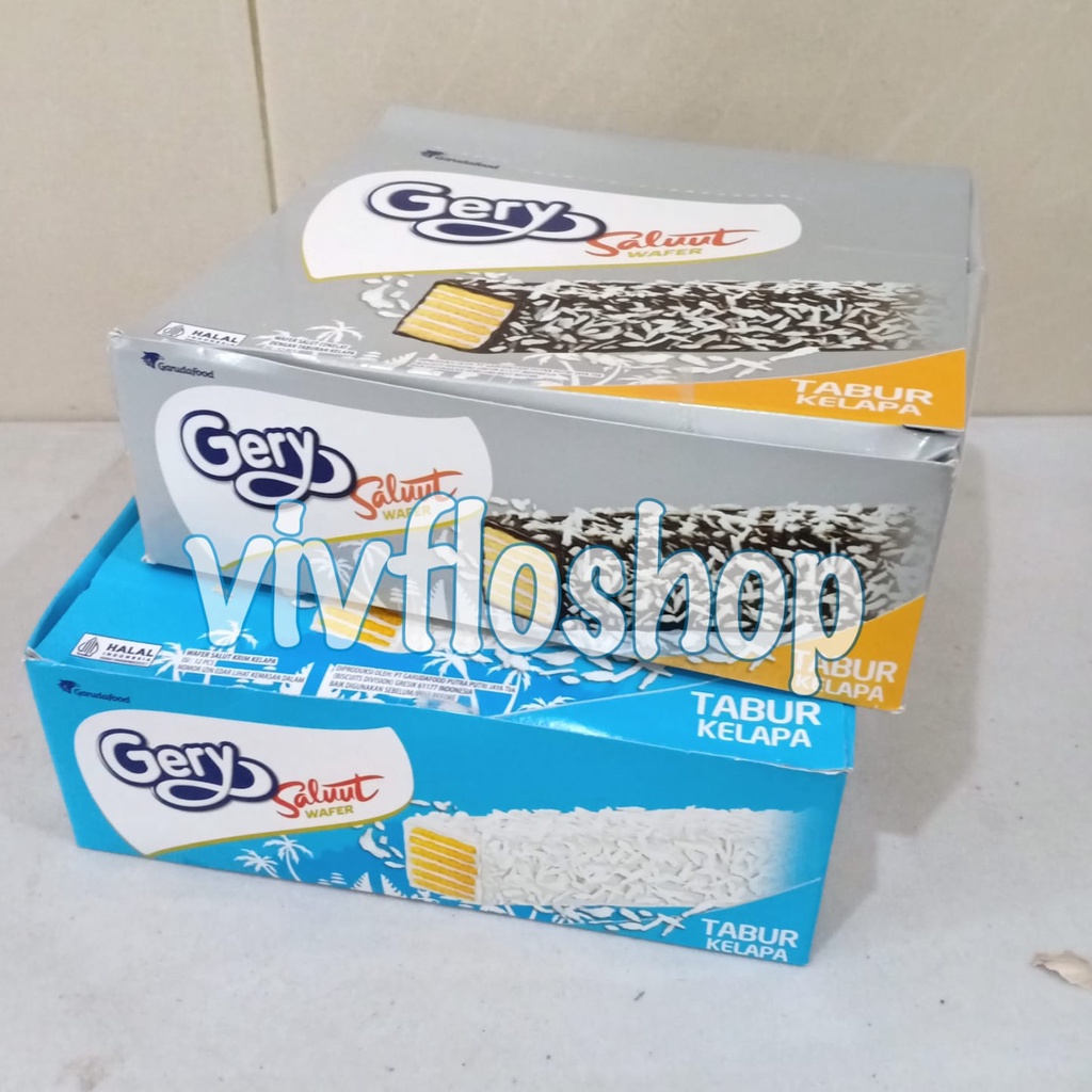 Gery Salut Coconut Wafer Sprinkles (Box 12 x 17.5 grams) | Shopee ...