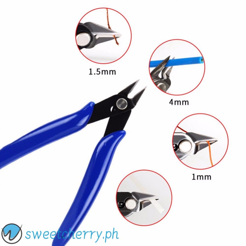 Mini 170 Flush Wire Cutter Blue Diagonal Cutting Pliers Side Cutter ...