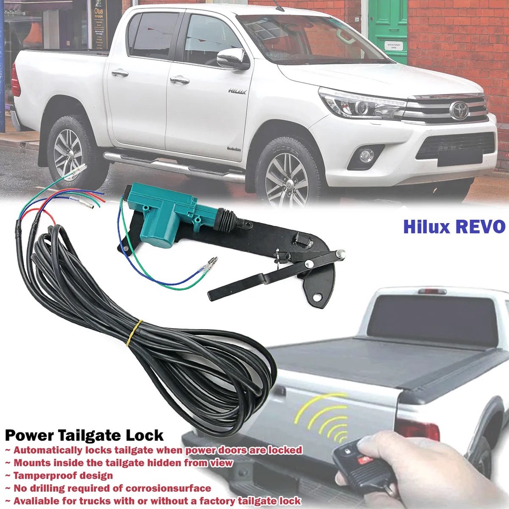 Power Lock Automatic Power Tailgate Security Lock For Toyota Hilux REVO ...