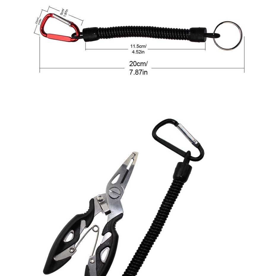 In Stock!!! 1 Pcs Fishing Tools Anti-Lost Lanyard Telescopic Elastic ...