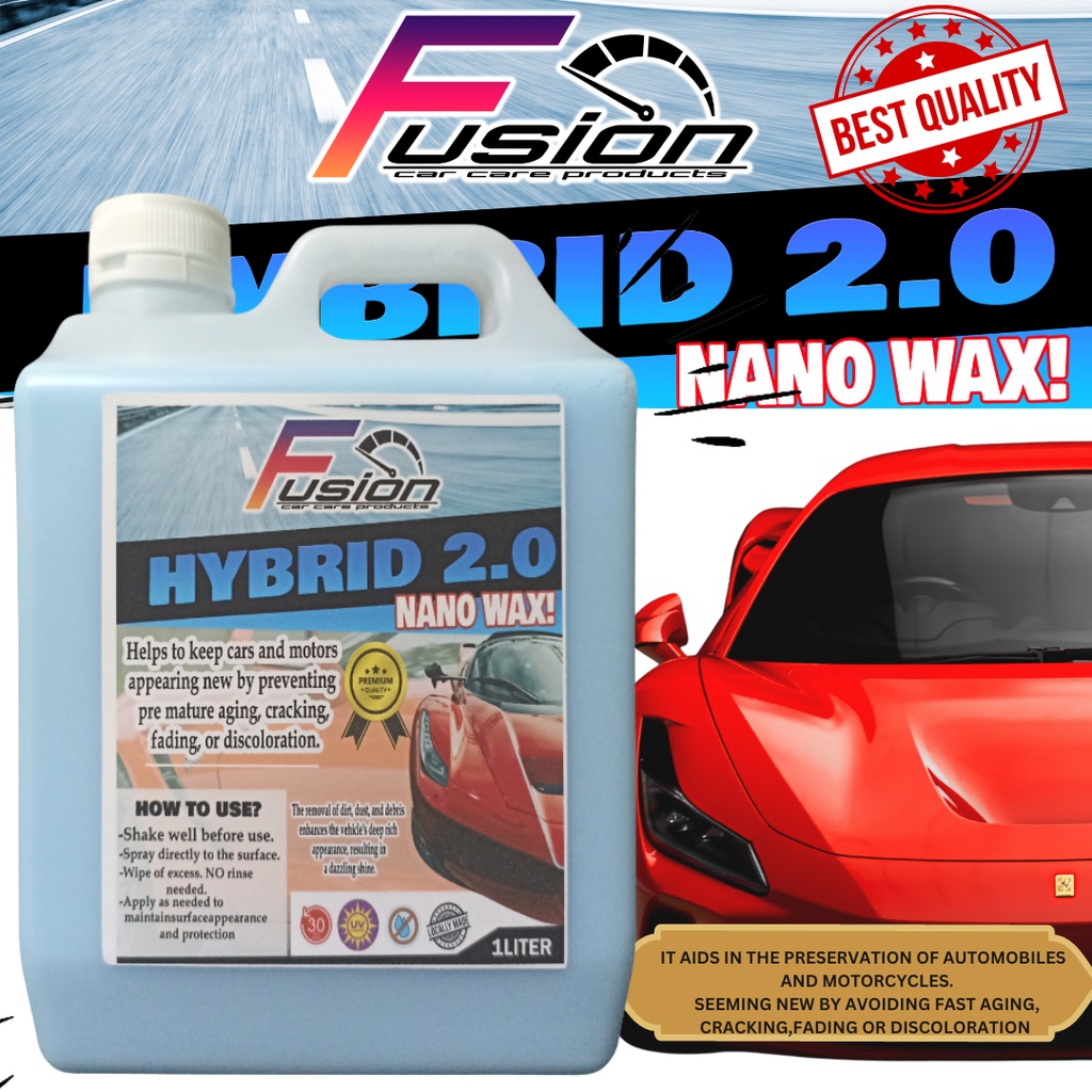 Fusion hybrid 2.0 wax for car/wax for motorcycle glossy and matte ...