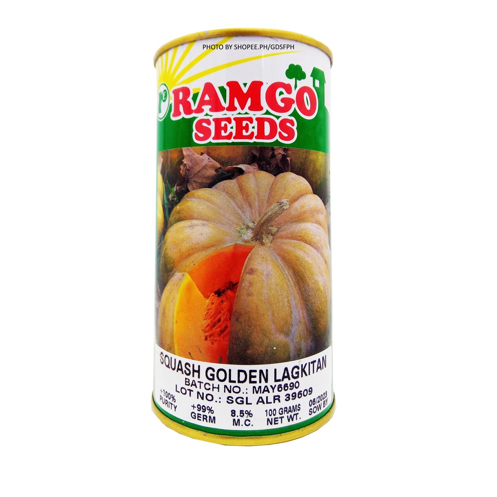 Ramgo Squash Lagkitan Seeds Tin Can 100g GDSFPH_S4 | Shopee Philippines