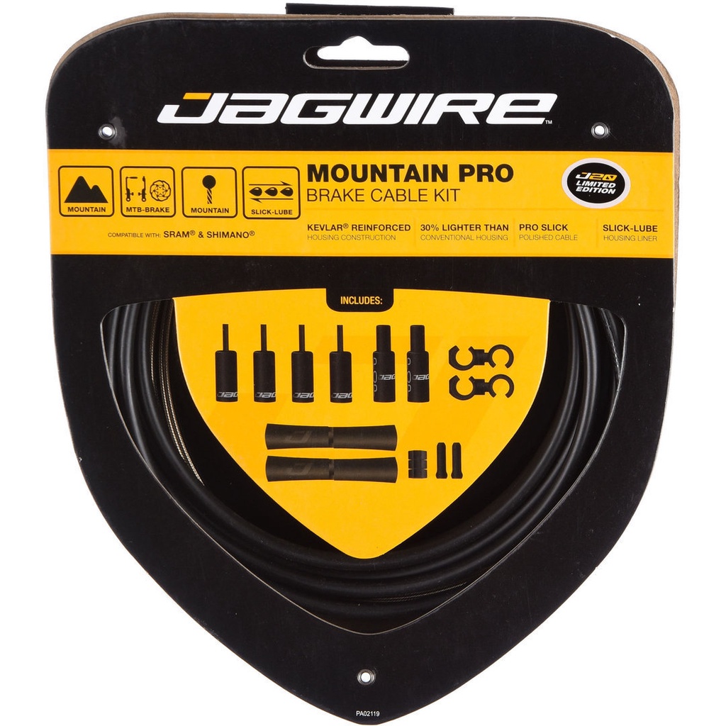 Jagwire Mountain Pro Brake Kit Black | Shopee Philippines