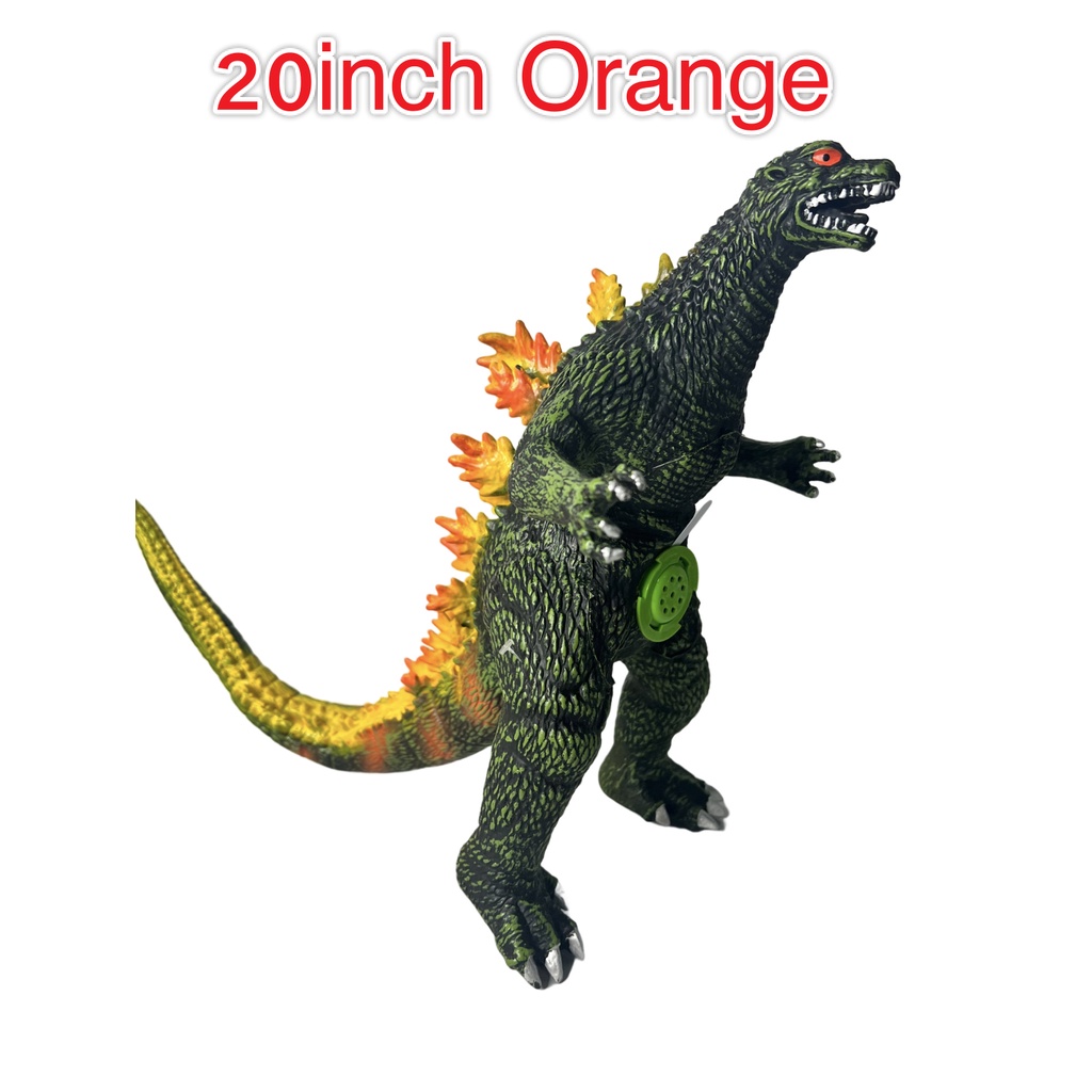 Giant rubber Godzilla toy, 24 inches, with sound simulation godzilla ...