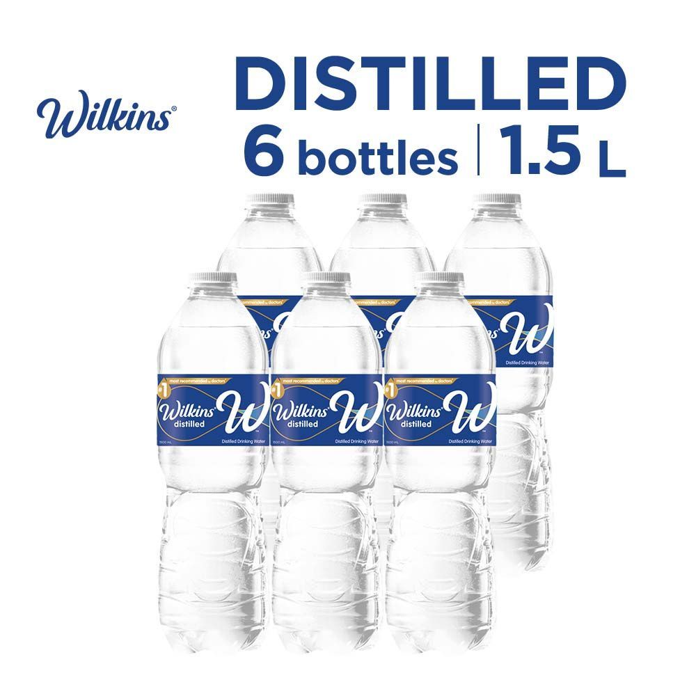 Wilkins Distilled Water 1.5L - Pack of 6 | Shopee Philippines