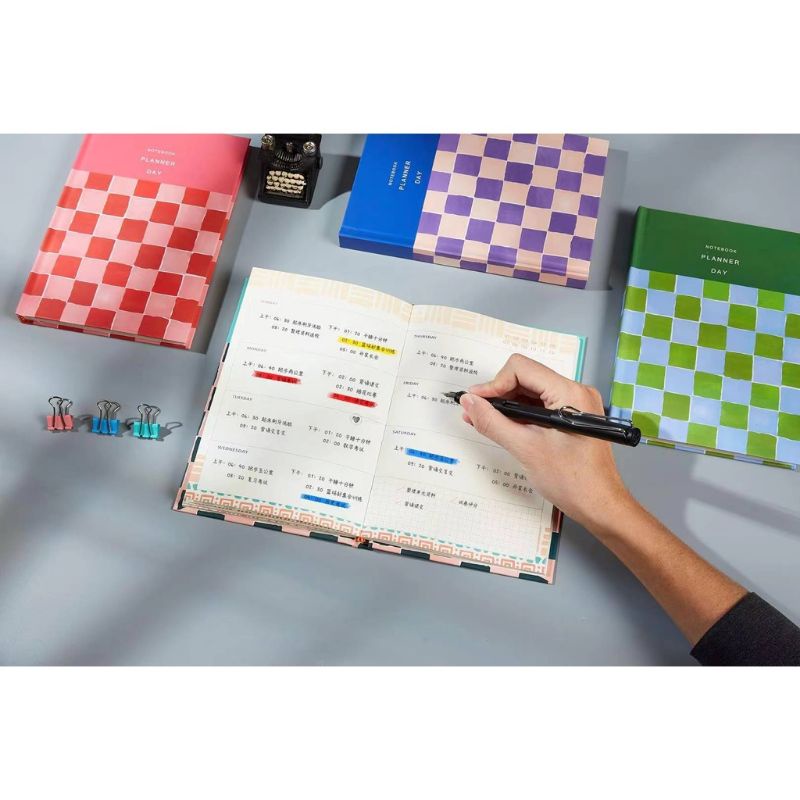 Checked Planner Day Open Dated Journal Notebook | Shopee Philippines
