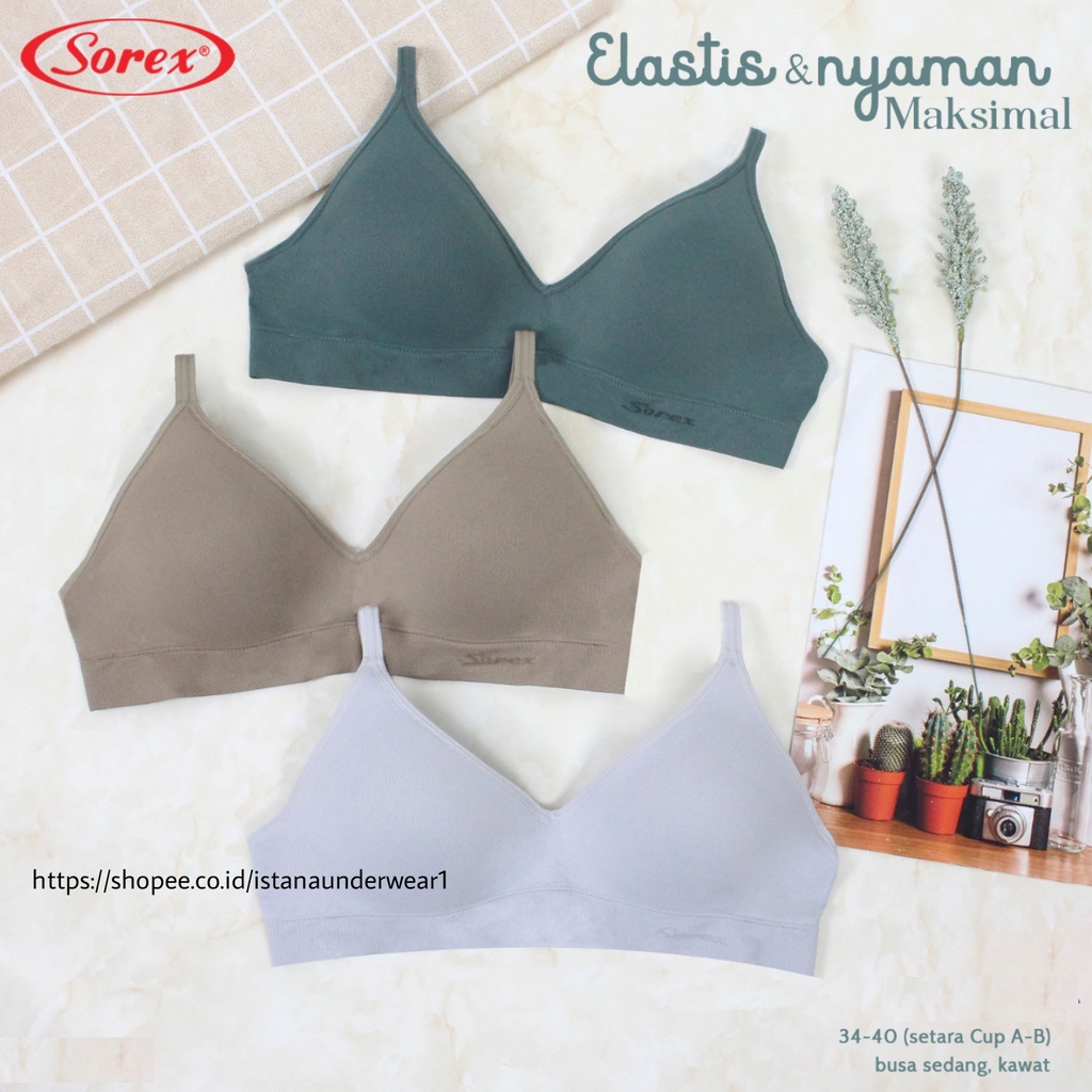 SOREX Bh Bra Seamless PREMIUM Stretch Original Best Material (Cup B And ...