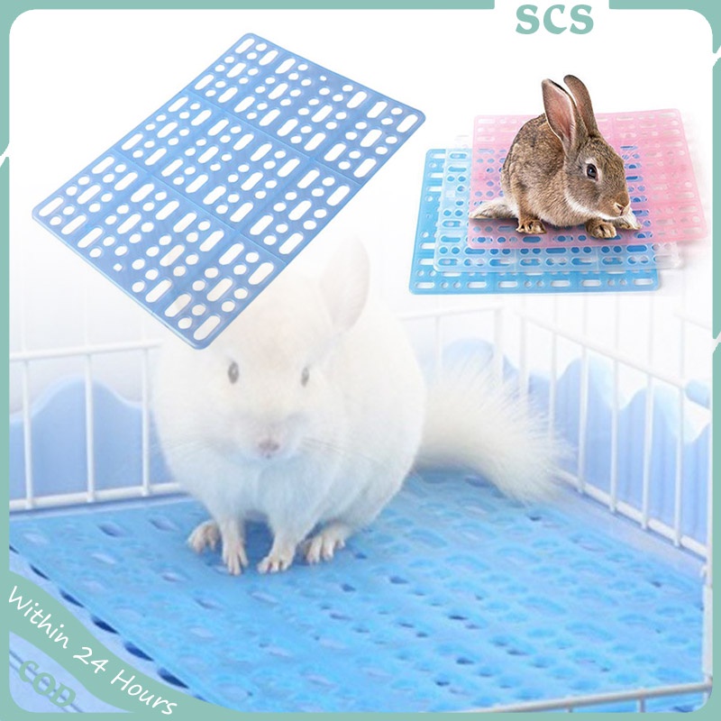 Rabbit Cage Mats Plastic Rabbit Playpen Feet Mats for Rabbit Hamster ...
