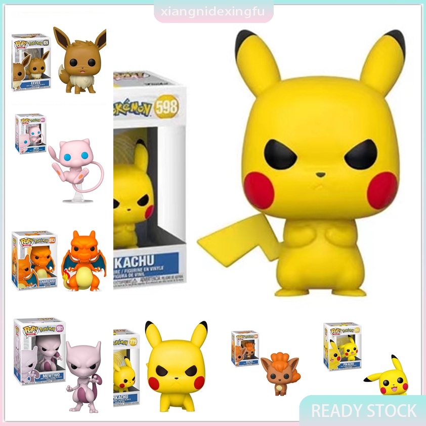 Funko Pop Pokemon Charizard Pikachu Eevee Mewtwo Vulpix Action Figure ...