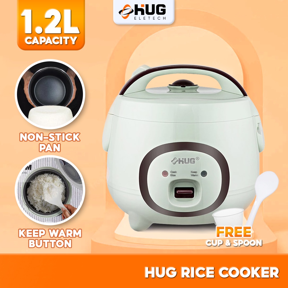 HUG Minimalist Nonstick Rice Cooker Jar Type with Steamer | RC-300Z ...