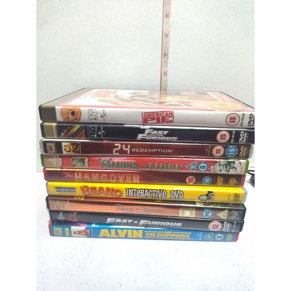 Preloved original dvds with case | Shopee Philippines