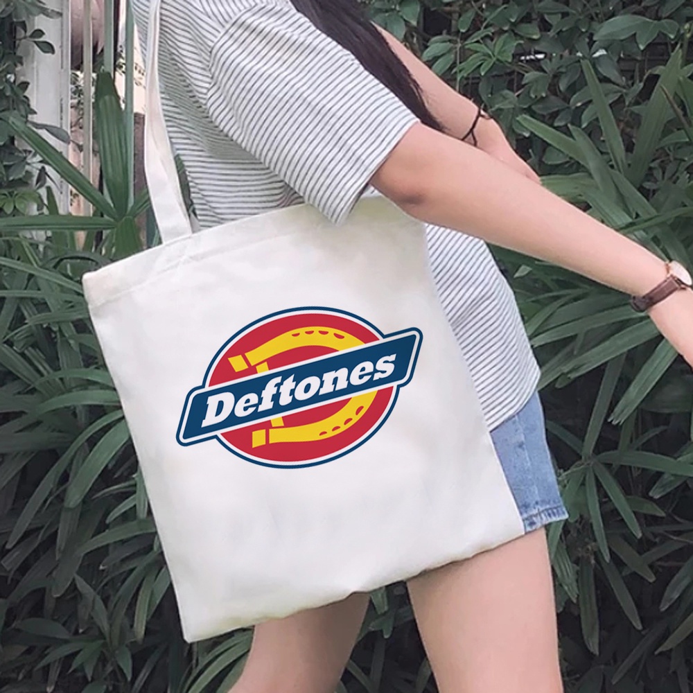 Deftones Band shopping bag shopper tote shopper grocery jute bag bag ...