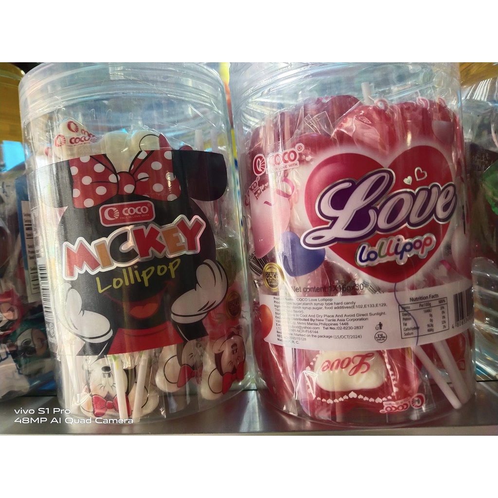 Coco Love Shape Lollipop Jar | Shopee Philippines