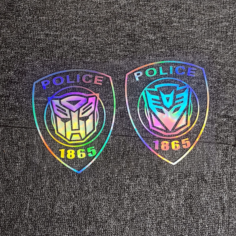 Car Stickers Transformers Decepticons Autobots Laser Reflective ...