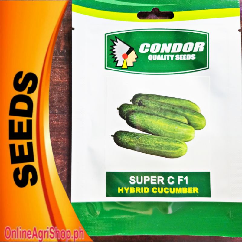 SUPER C F1 HYBRID CUCUMBER SEEDS (01.5G GRAMS) CONDOR SEEDS | Shopee ...