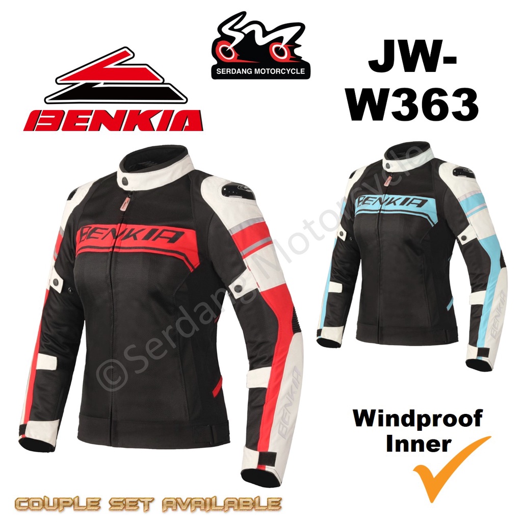 BENKIA JW-W363 Female Riding Jacket Motorcycle Women Jaket Rider ...