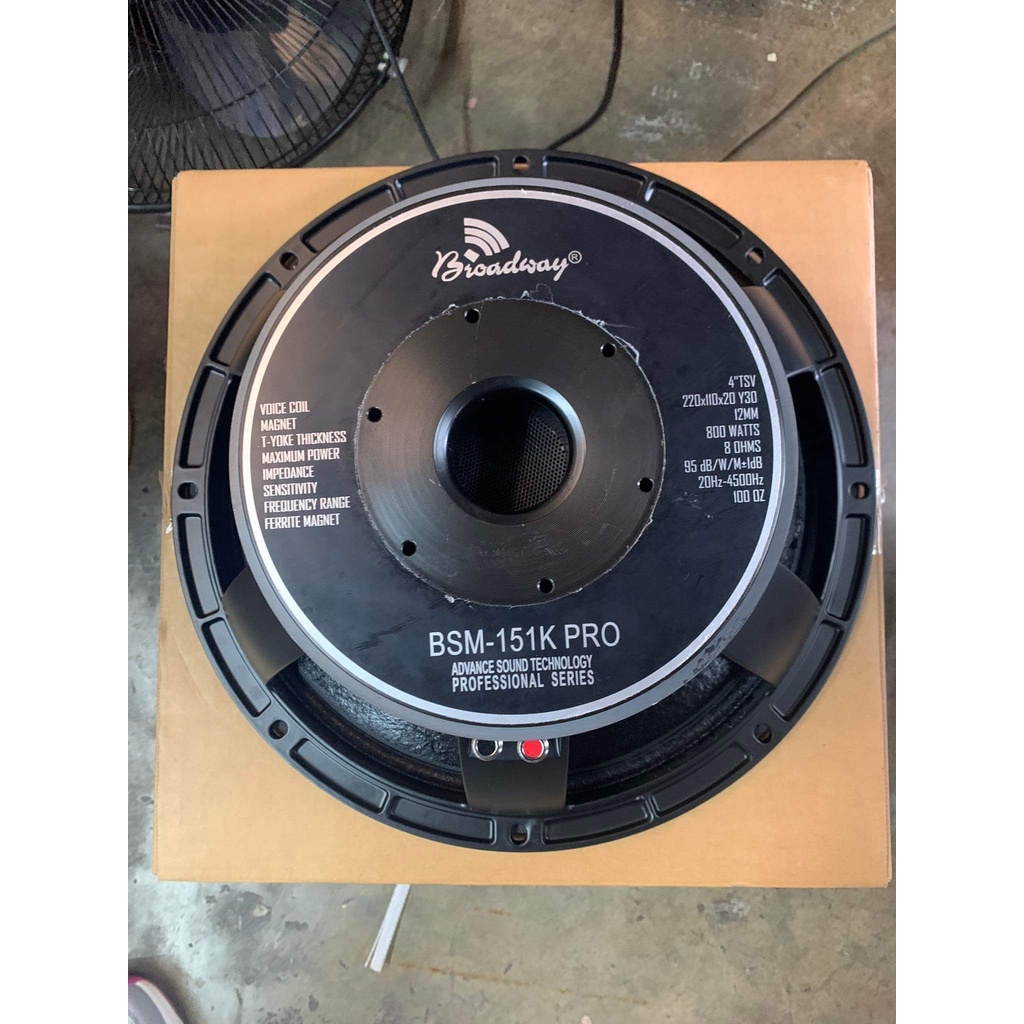 Broadway BSM-151K PRO 15INCHES SPEAKER 800WATTS | Shopee Philippines