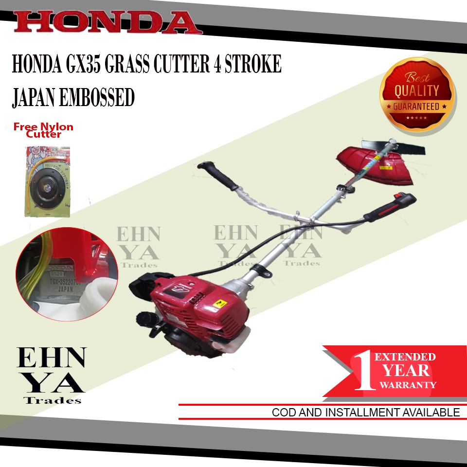HONDA Original Grass Trimmer Grass Cutter 4 STROKE GX35 GX50 FREE NYLON BLADE | Shopee Philippines