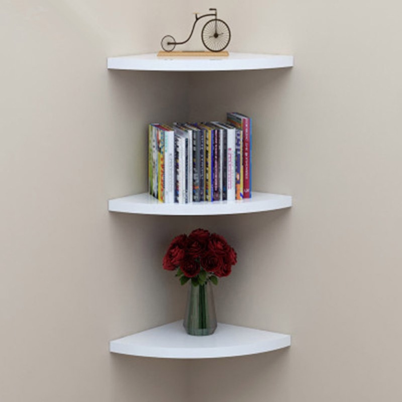 5 Tier wall mount Floating Wall Mount Corner Shelves | Shopee Philippines