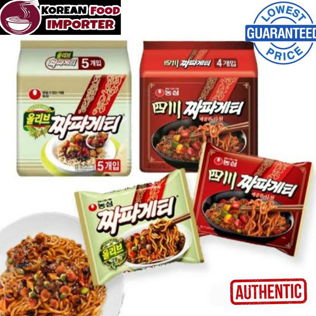 NONGSHIM JAPAGHETTI BLACK BEAN SAUCE/SPICY Nongshim115G/ AUTHENTIC ...