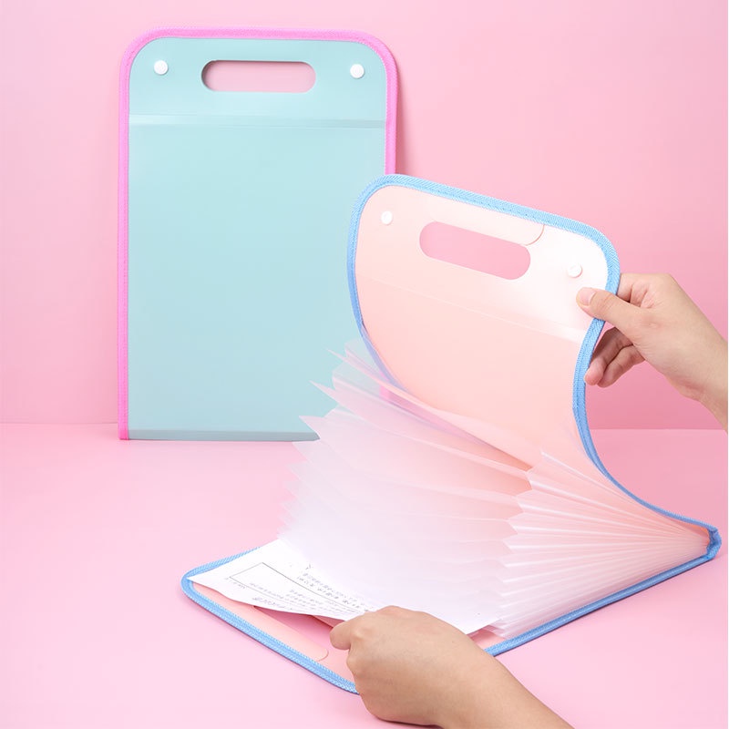 Folder File Organizer Expanding File Folder Clear Book 13 layer test ...