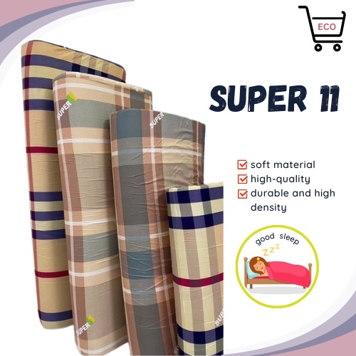 Super 11 Foam Mattress with Cover 2 inches thick 100% ORIGINAL Single ...