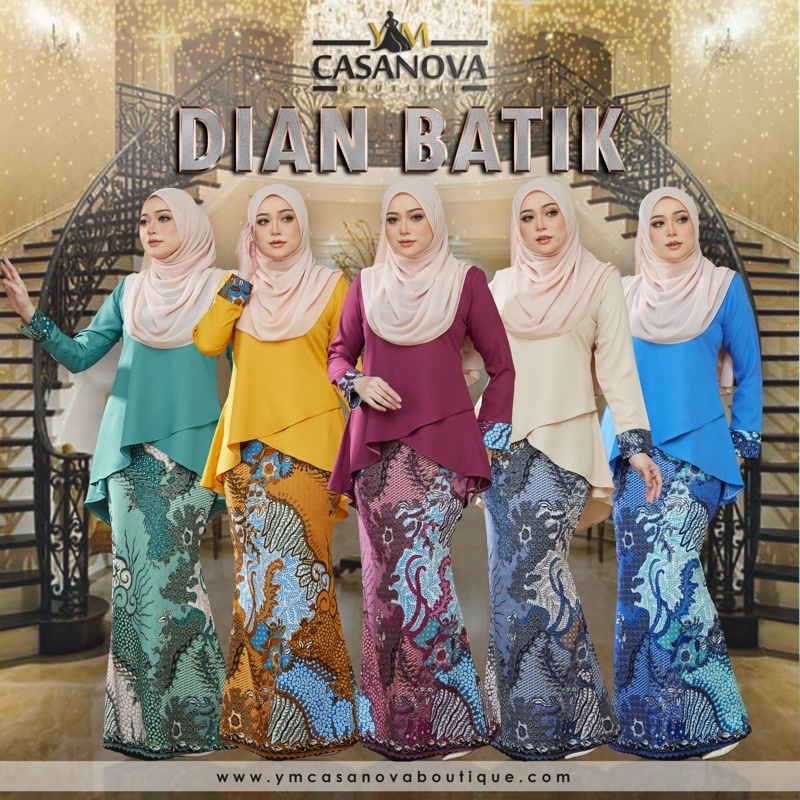 On BATIK RAYA 2023 DIAN BATIK MINI KURUNG | Shopee Philippines