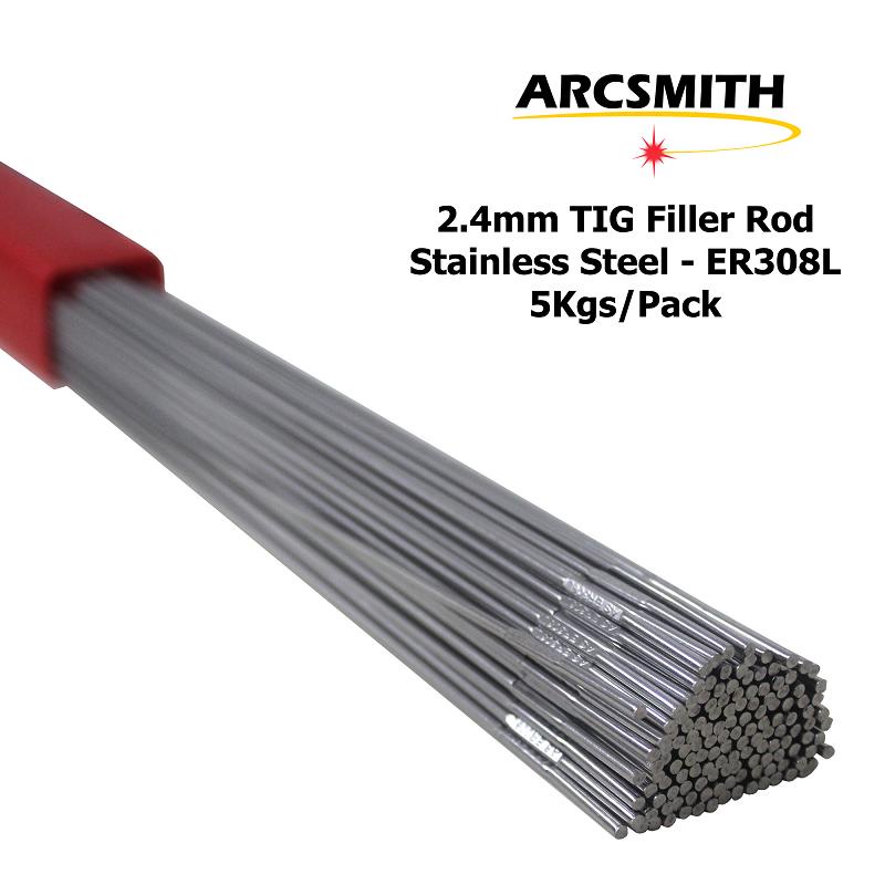 ArcSmith 2.4mm Stainless Steel TIG Filler Rod A5.9 ER308L (5Kgs ...