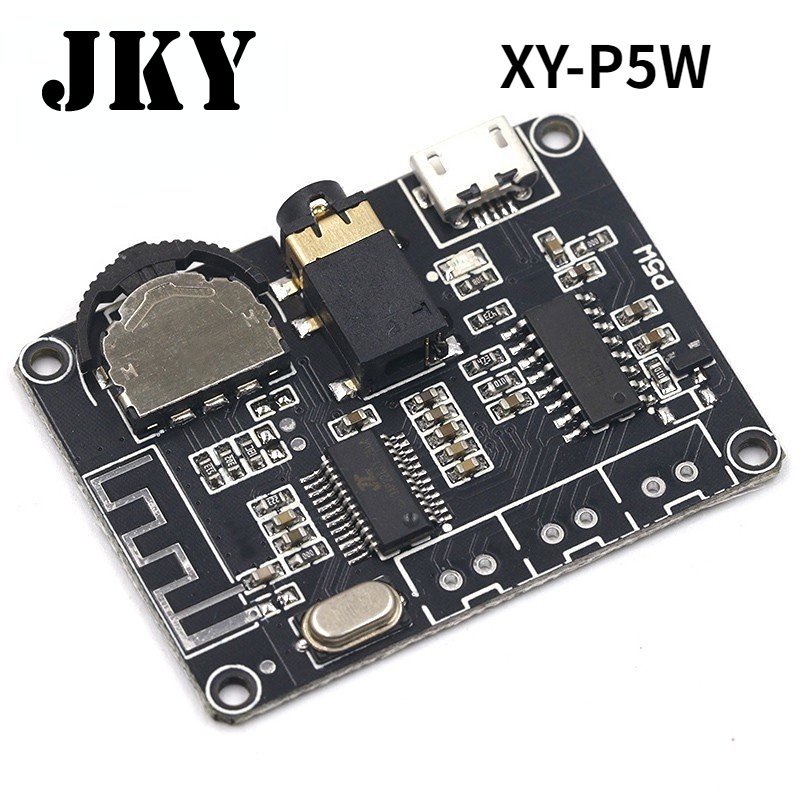 5W+5W PAM8406 Bluetooth 5.0 DC3.7-5V Stereo Audio Power Amplifier ...