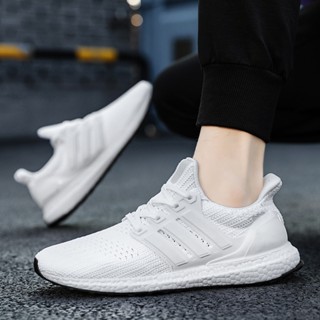 all white running shoes for woman and man sneakers with box | Shopee ...